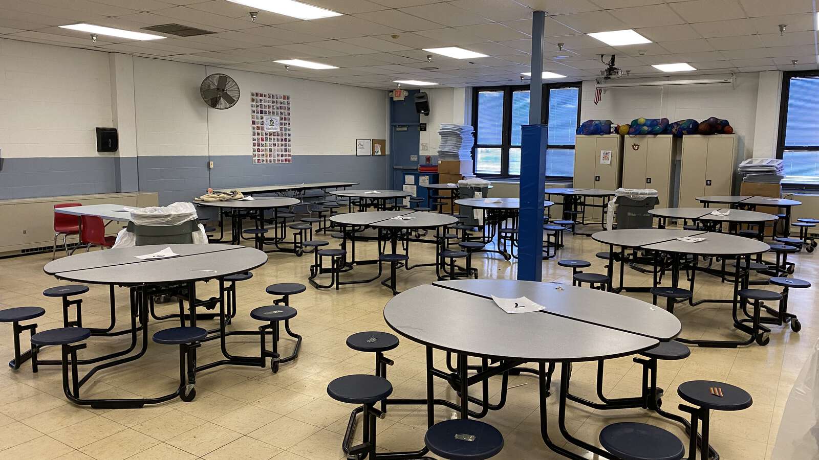 Elementary School Cafeteria Tables